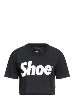 SHOE Crop T-shirt - Black