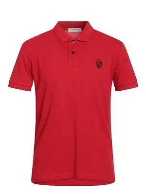 TRUSSARDI Polo Shirt Size Cotton - Red