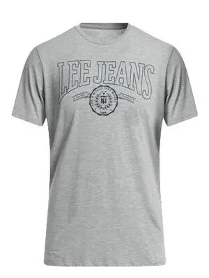 LEEM T-shirt Size Cotton, Elastane - Grey