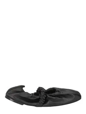GANNI Leather Ballet Flats