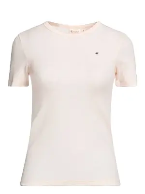 Champion T-Shirt In Light Cotton And Polyester Pink