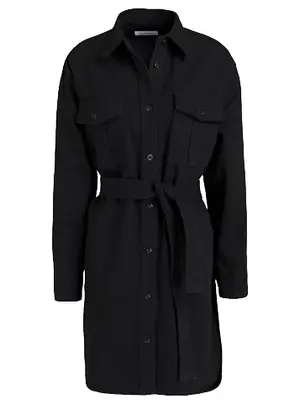 Rag & Bone Mini Shirt Dress Black