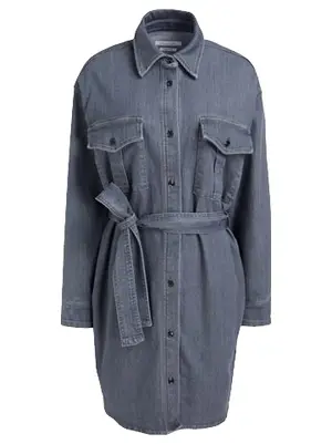 Rag & Bone Mini Shirt Dress Grey