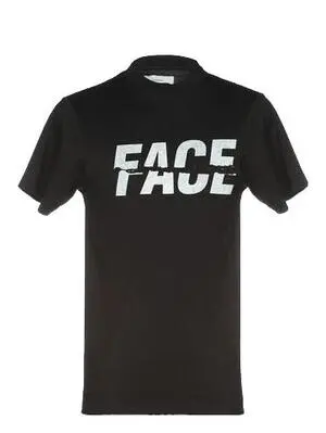 Facetasm Man T-shirt Black Size 2 Cotton Black