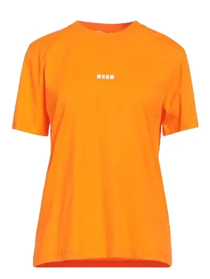 MSGM Logo-print T-shirt - Orange