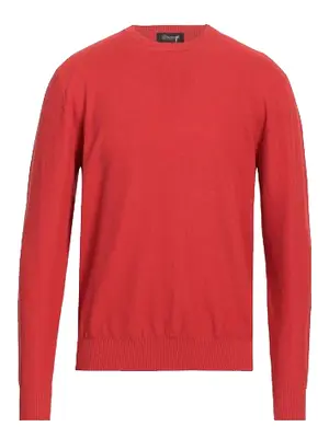 DRUMOHR Knitted Sweater - Tomato Red