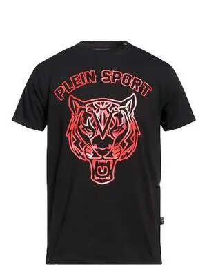 PLEIN SPORT T-shirt Size Cotton, Elastane - Black