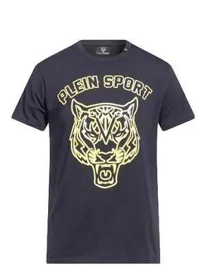 PLEIN SPORT T-shirt Size Cotton, Elastane - Navy