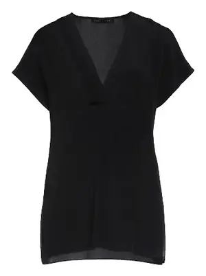 CARACTÈRE CARACTÈRE Crepe Top Black