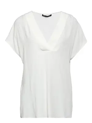 CARACTÈRE CARACTÈRE Crepe Top Off White