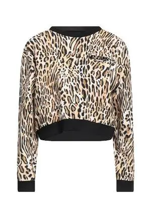 Moschino Sweatshirt With Leopard Print - Beige