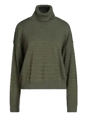 Only Turtleneck Knit Top Green