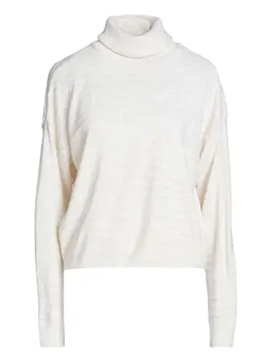 Only Turtleneck Knit Top Ivory