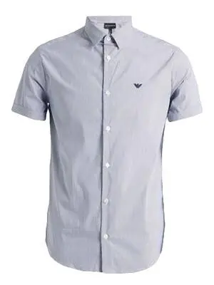 Emporio Armani Shirt Size Cotton, Polyamide, Elastane - Blue