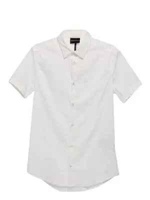 Emporio Armani Shirt Size Cotton, Polyamide, Elastane - White