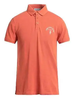 TRUSSARDI Polo Shirt Size Cotton - Orange