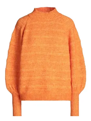 Only Turtleneck Knit Top - Orange