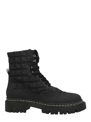 ANAKI PARIS Textile Combat Boots - Black