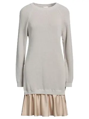 VICOLO VICOLO Mini Dress Beige