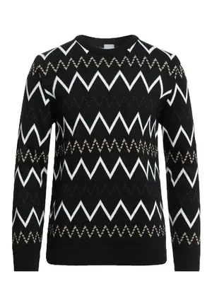 STILOSOPHY STILOSOPHY Knitted Striped Sweater Black
