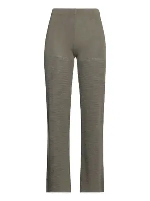 VICOLO Knitted Flared Pants - Green
