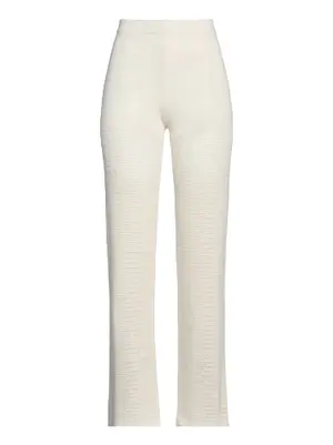 VICOLO VICOLO Knitted Flared Pants Ivory