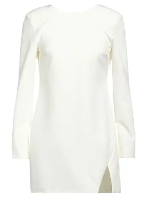 VICOLO VICOLO Mini Trapeze Dress White