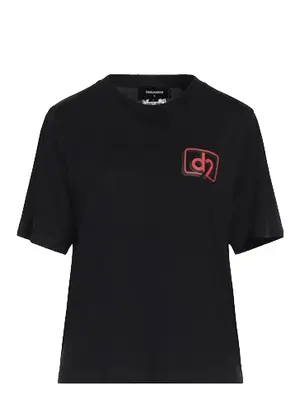 Dsquared2 DSQUARED2 Logo-Print T-Shirt Black