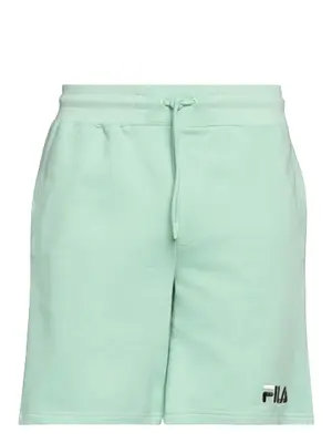FILA Light Cotton Blend Bermuda Shorts - Green