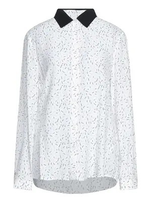 Armani Exchange Printed Crepe Shirt - White