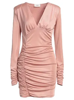 VICOLO Mini Bodycon Dress - Pink