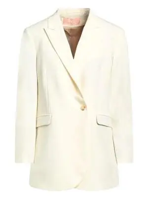 JJXX BY JACK & JONES Double-Breasted Blazer With Rear Slit White