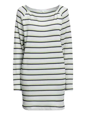 Patrizia Pepe Striped Knit Sweater - Off White