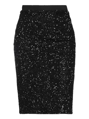 CARACTÈRE Midi Pencil Skirt Black