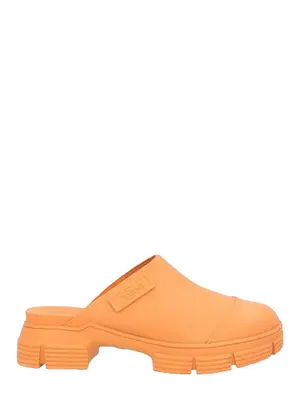 GANNI Rubber Mules - Orange