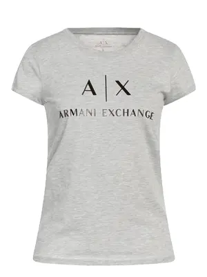 Armani Exchange ARMANI EXCHANGE Logo-Print T-Shirt Grey