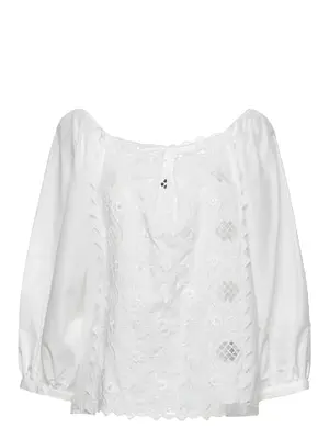 MANILA GRACE MANILA GRACE Woven Top White