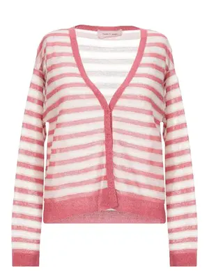 TWENTY EASY BY KAOS Knit Cardigan - Pink