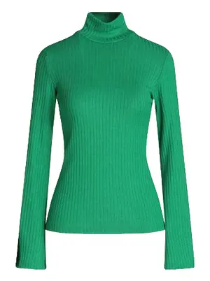 BERNA Turtleneck Top Green