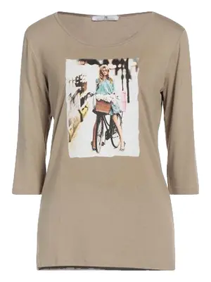 MR MASSIMO REBECCHI MR MASSIMO REBECCHI Printed T-Shirt Beige
