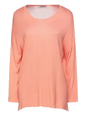 TSD12 Knitted Lightweight Sweater - Salmon Pink