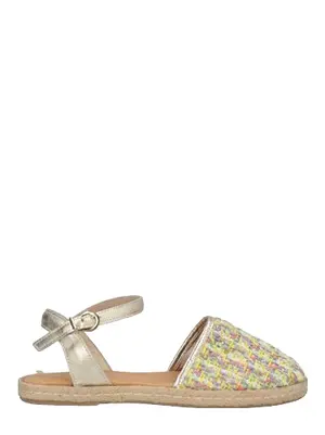 LEA-GU LEA-GU Tweed Espadrilles Yellow