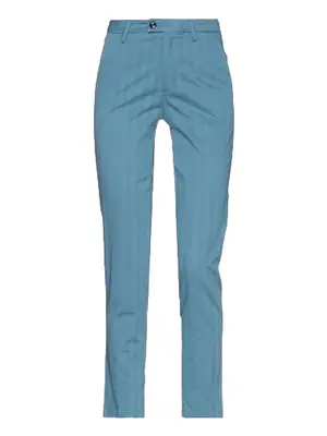 MICHAEL COAL Slim Fit Cropped Pants - Blue