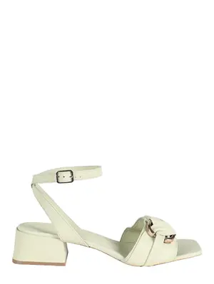 BRUNO PREMI BRUNO PREMI Sheepskin Sandals Sage Green