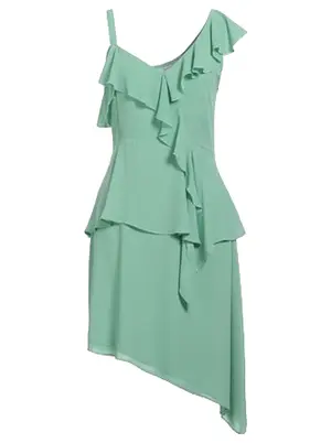 KAOS Mini Asymmetric Dress - Green