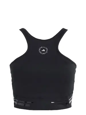Adidas By Stella McCartney Truepace Running Crop Top - Black