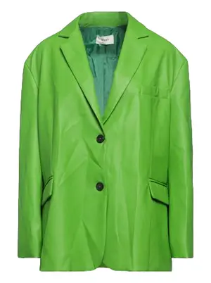 VICOLO VICOLO Coated Blazer Green
