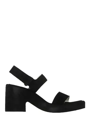 Bimba Y Lola Cow Leather Sandals - Black