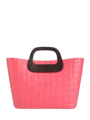 O BAG Two-tone Shopper - Red