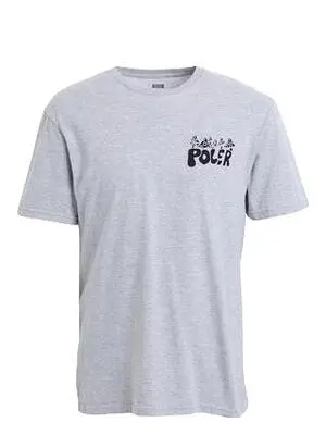 POLER Caveman T-shirt T-shirt Size Cotton, Polyester - Grey